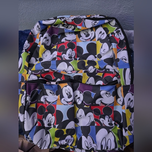 Disney | Accessories | Disney Mickey Mouse Black Backpack | Poshmark